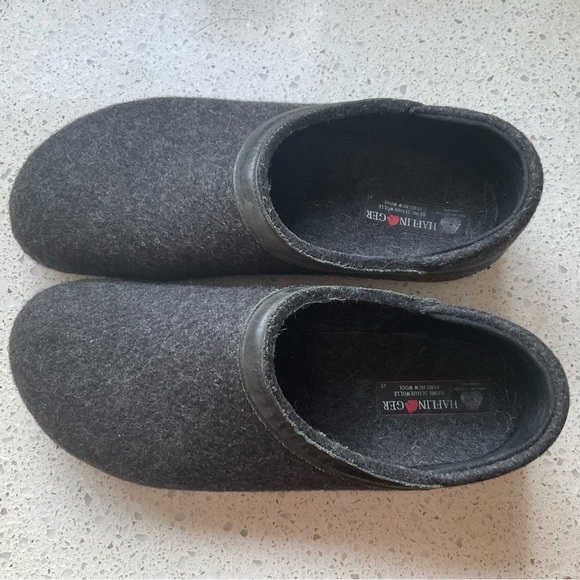 Haflinger | Shoes | Haflinger Grizzly Gzl Wool Felt Clogs Charcoal Gray ...